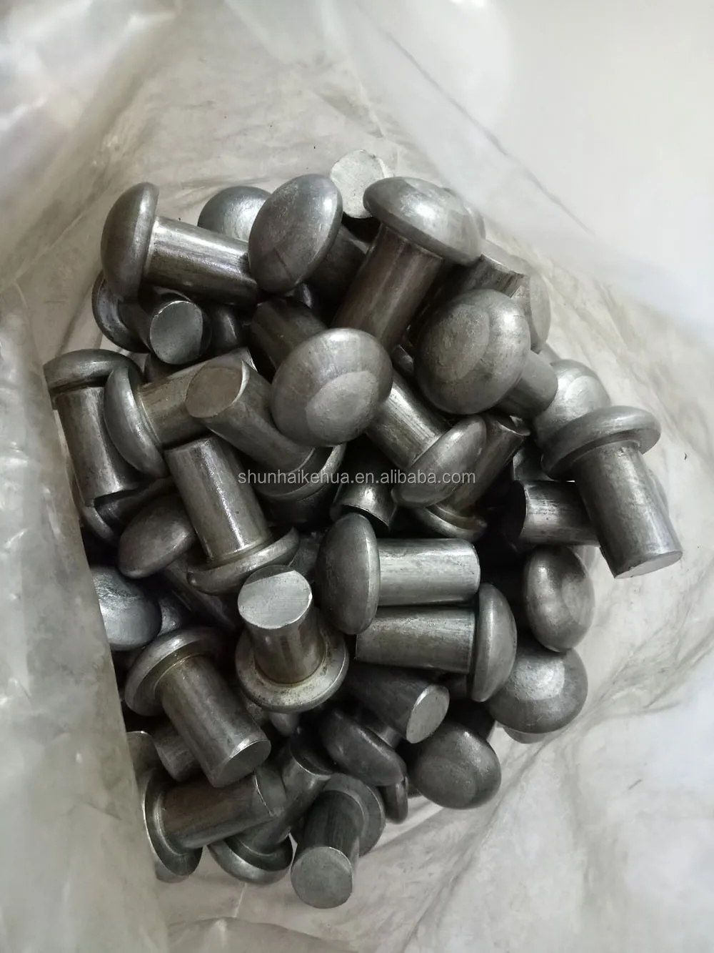 Carbon Steel Flat Head Solid Rivet Din 7338 A Brake And Clutch Lining ...