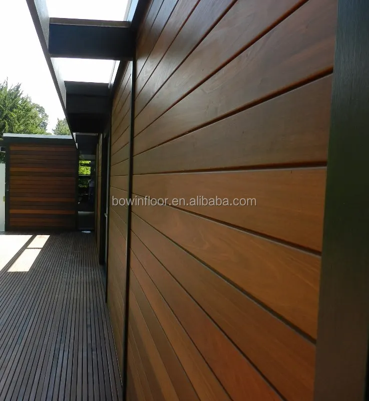 Factory Sale Ipe Hardwood Wall Siding Cladding - Easy Installation ...