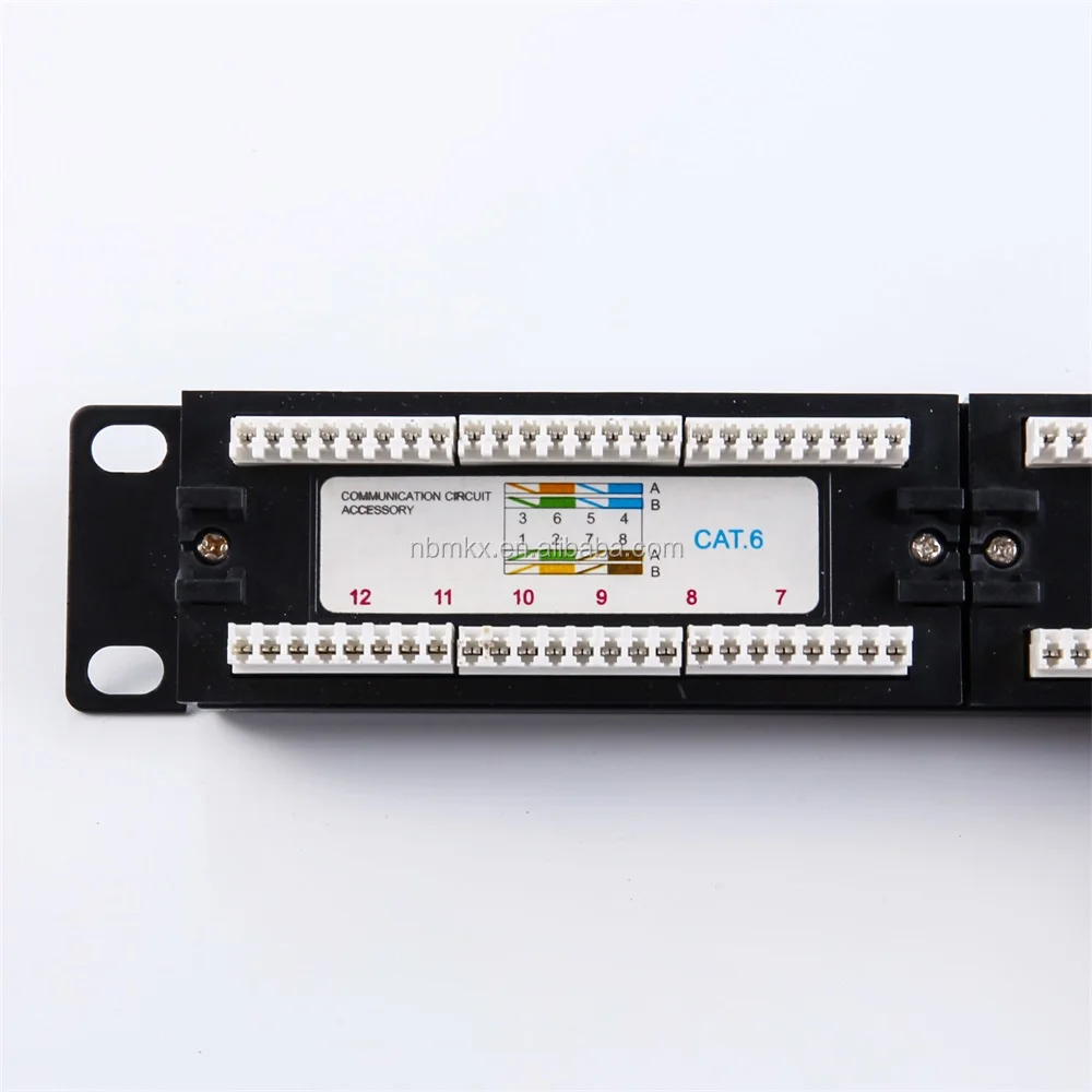 12 Port Patch Panel Cat6 Utp 10 Inch - Buy Patch Panel 12 Port Patch ...
