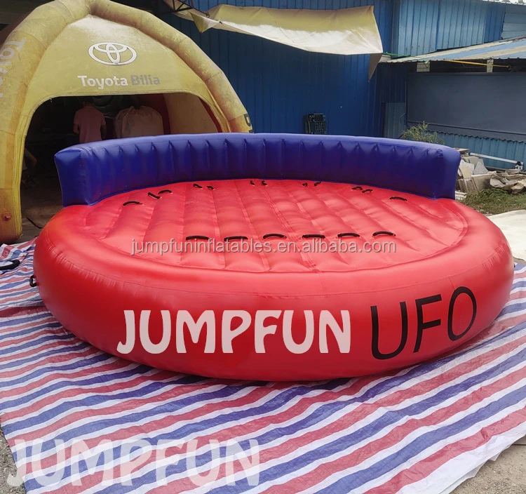 9 Player Inflatable Aqua Towable Ufo 13.1ft Diameter Adults Water ...