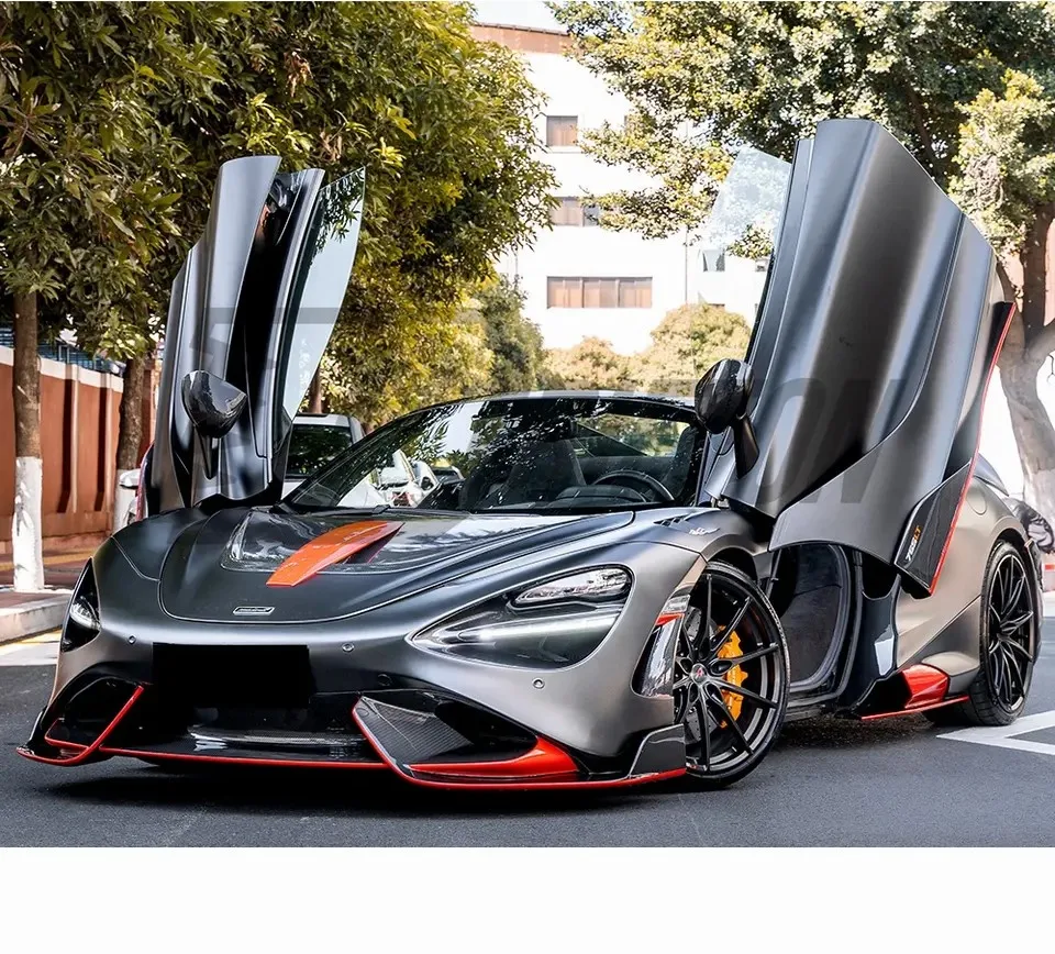 Upgrade to 765LT Style Carbon Fiber Bodykit Front Rear Bumper Assembly ...