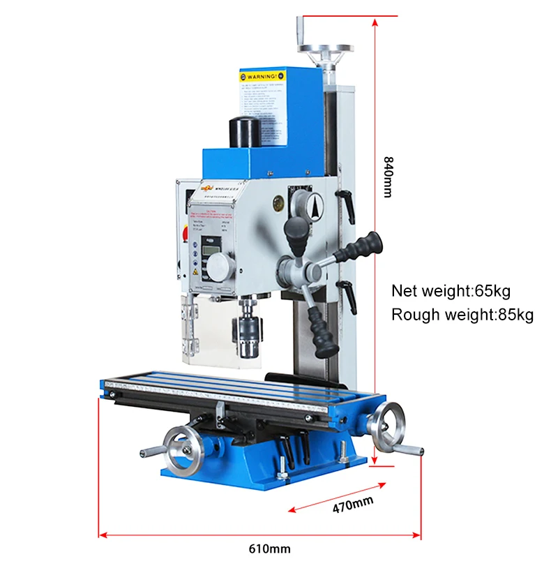 Mini Manual Hand Gear Metal Tool Power Milling Machine Handwheels New ...