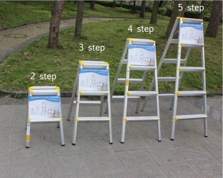 Japanese Step Ladder - Adjustable & Foldable Telescopic