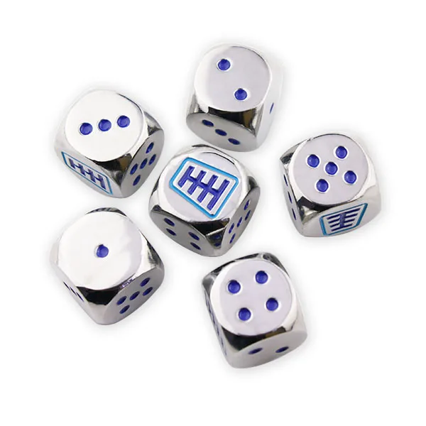 Wholesale Custom Printed Dice - Bulk Engrave Logo Metal Dice