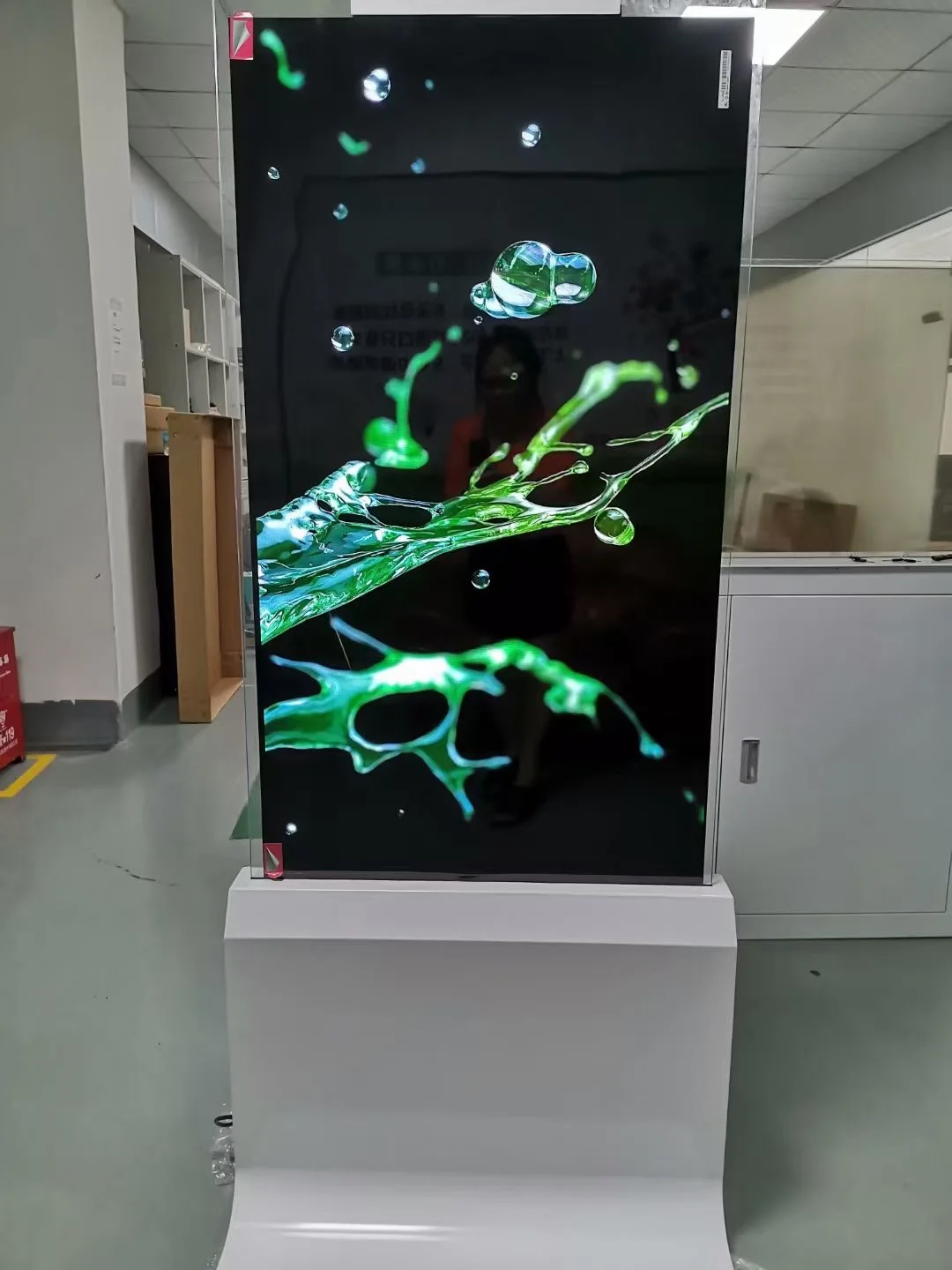 Interactive Smart Booth 55inch Vertical Dual System Android Windows ...