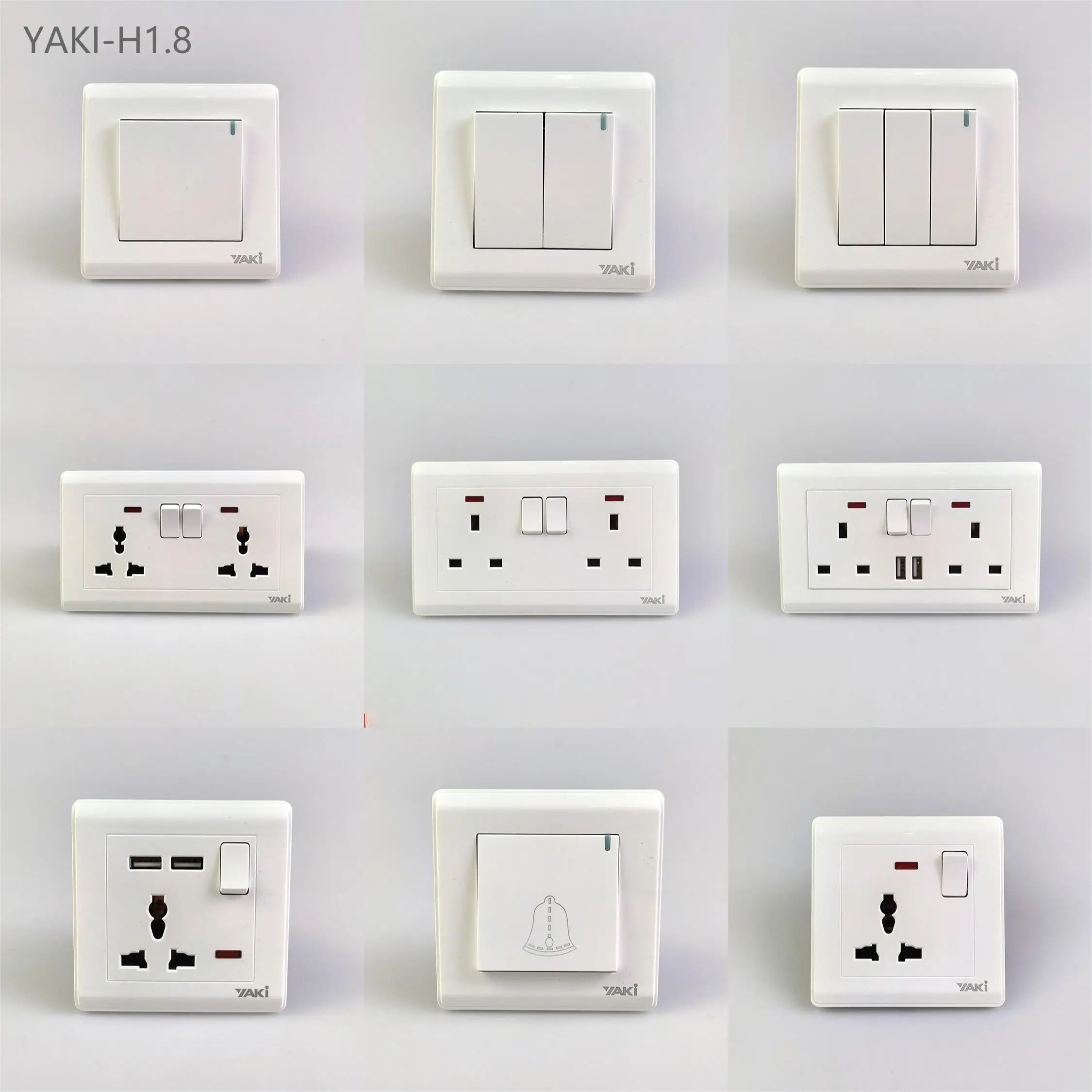 Yaki Home Wall Switch - Hotel Copper 3 Gang Long Term Warranty