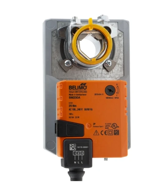 Original Belimo Bfn230 Fire Damper Actuator Gm230a Gr24a-sr-7 Electric ...