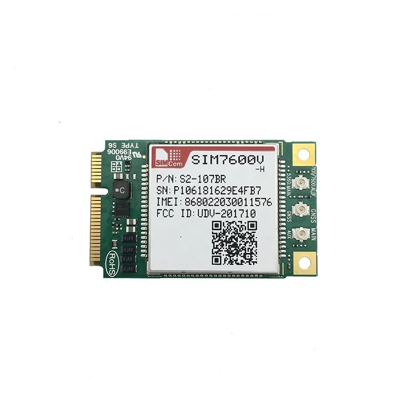 SIM7600 Mini PCIe Series Wireless SIM7600V-H Mini PCIE 4G LTE Module ...
