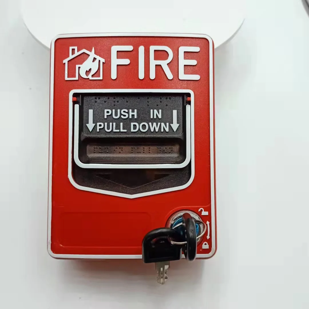 Manual Call Point Fire Alarm Panic Push Button Factory Fire Alarm ...