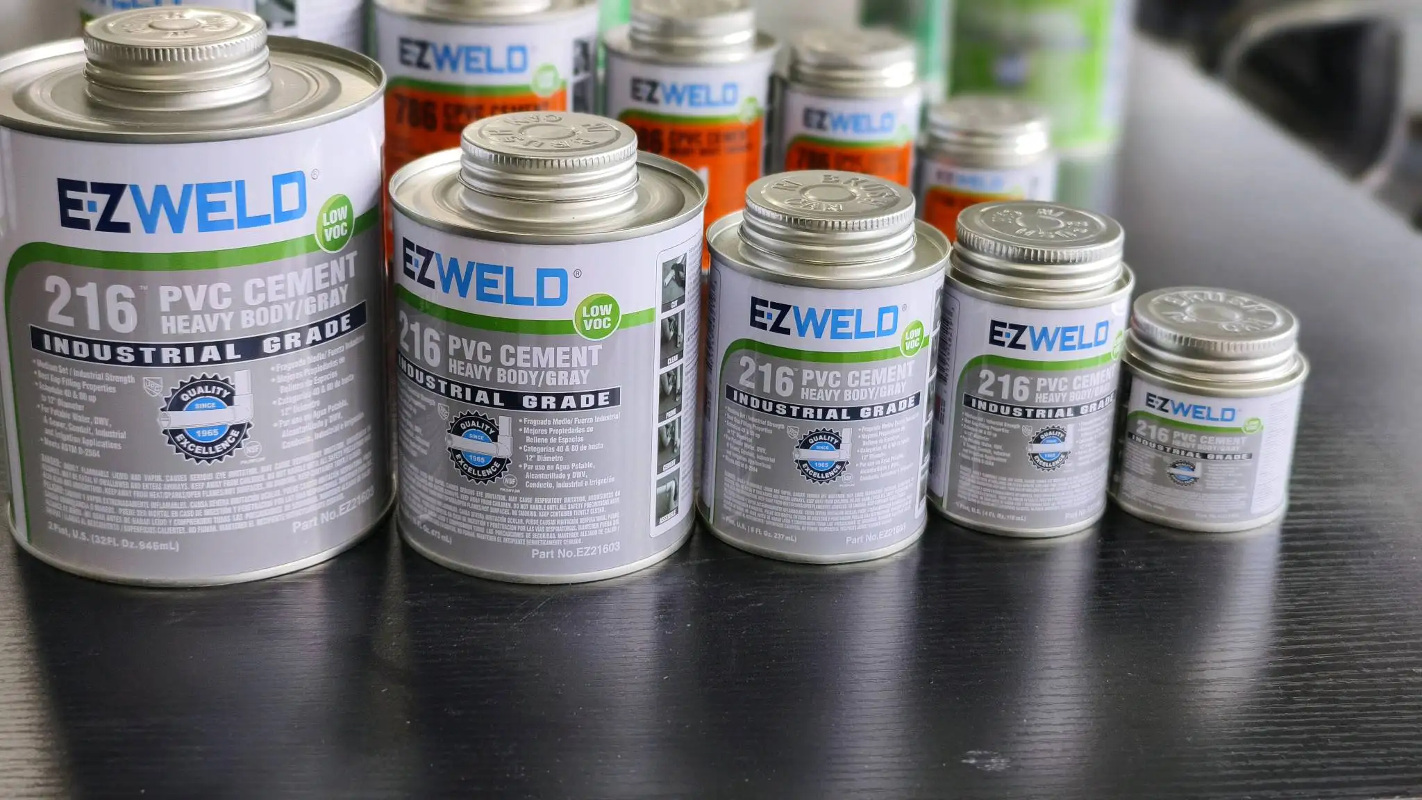 Pvc 216 Glue Ezweld Grey Glue Factory Manufacturer - Buy Plastic Pipe ...