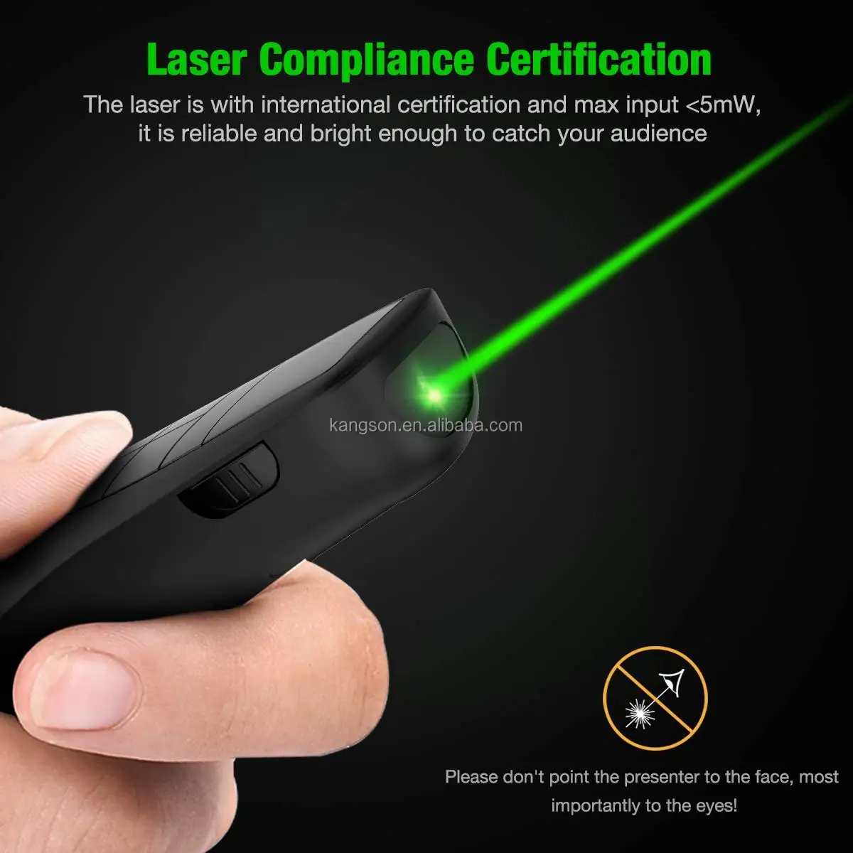 Rechargeable Usb Powerpoint Laser Presenter Wireless Laser Presenter ...