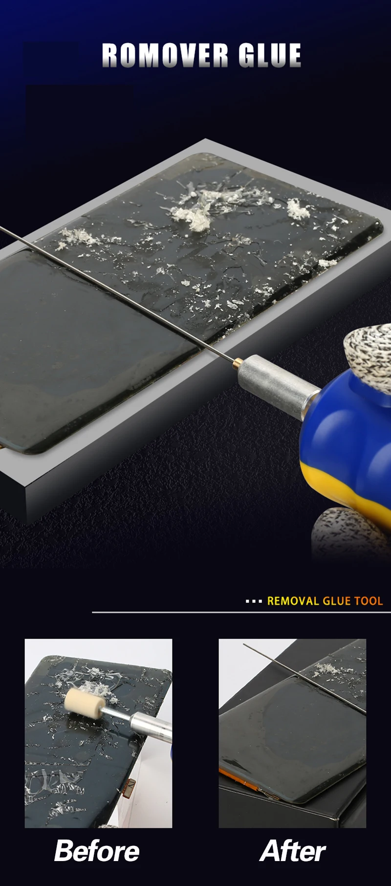 Mechanic Oca Film Glue Remover For Cell Phone Lcd Oca Glue Clean ...