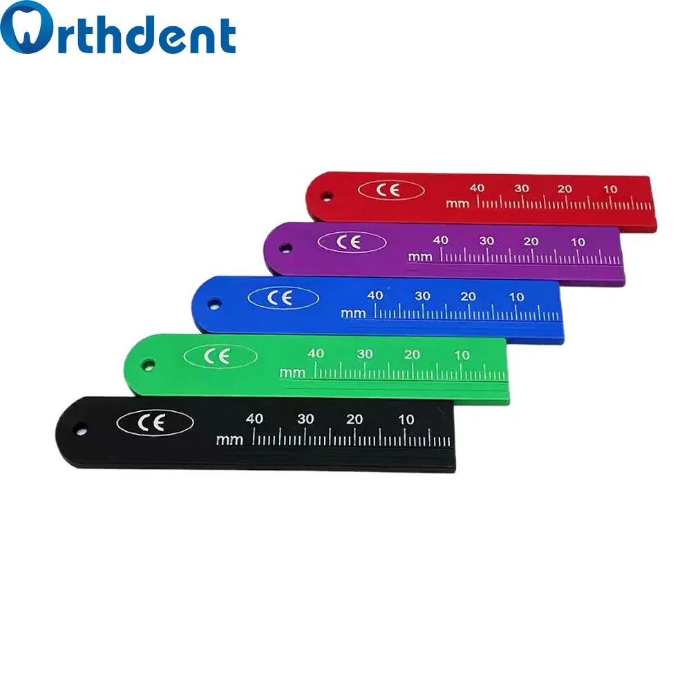 Orthdent 1Pcs Dental Aluminium Endo Rulers Measuring Endodontic Root ...