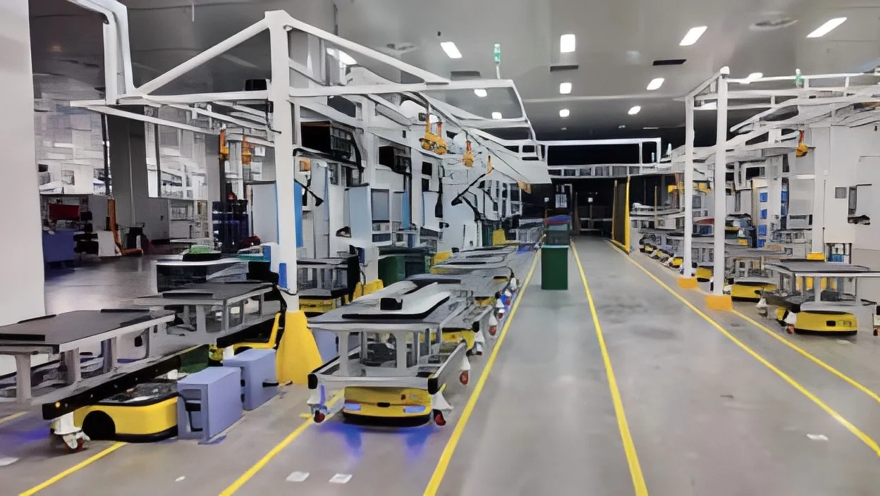 Intelligent AGV Delivery Robot - Automatic Warehouse Ch Charging