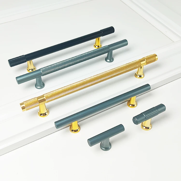 Aluminum Alloy T-shaped Handle Strip 10mm Round Tube Cabinet Wardrobe ...