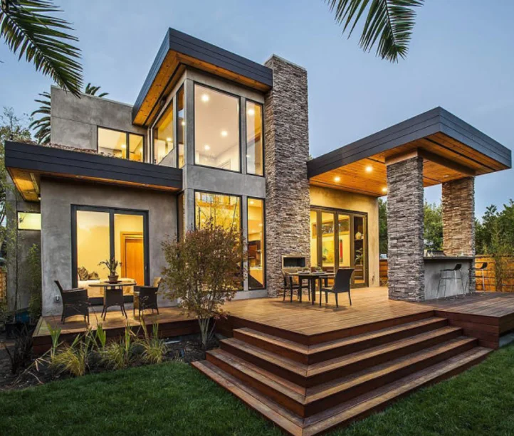 Luxury Prefab Villa House Cold Formed Profile Steel Modular Prefab ...