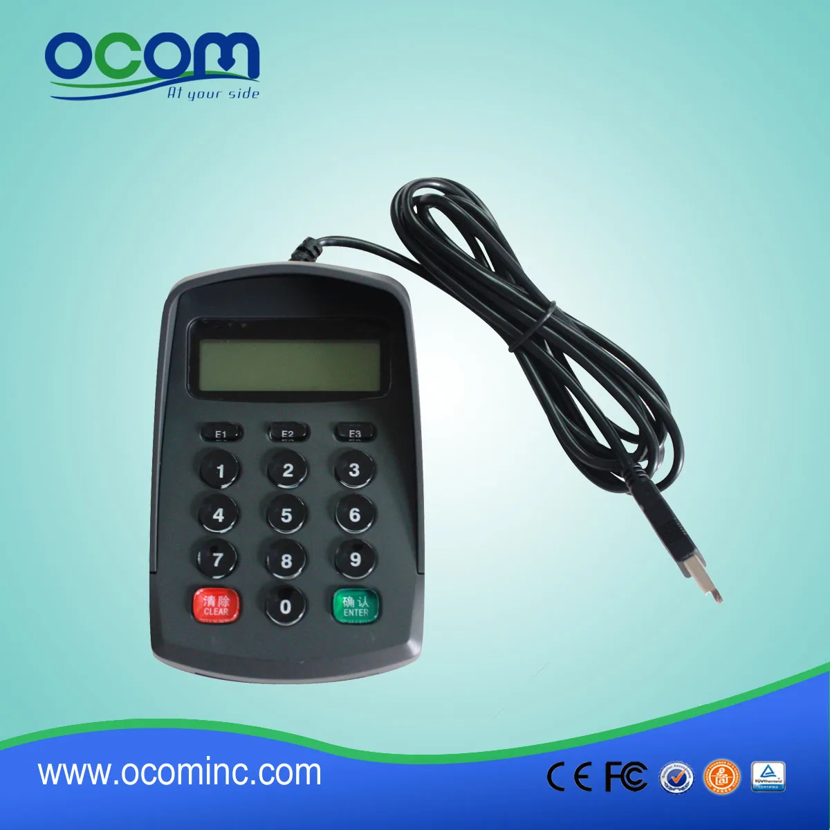 Programmable Usb Rs232 Digital Pos Pin Pad - Buy Programmable Pos ...