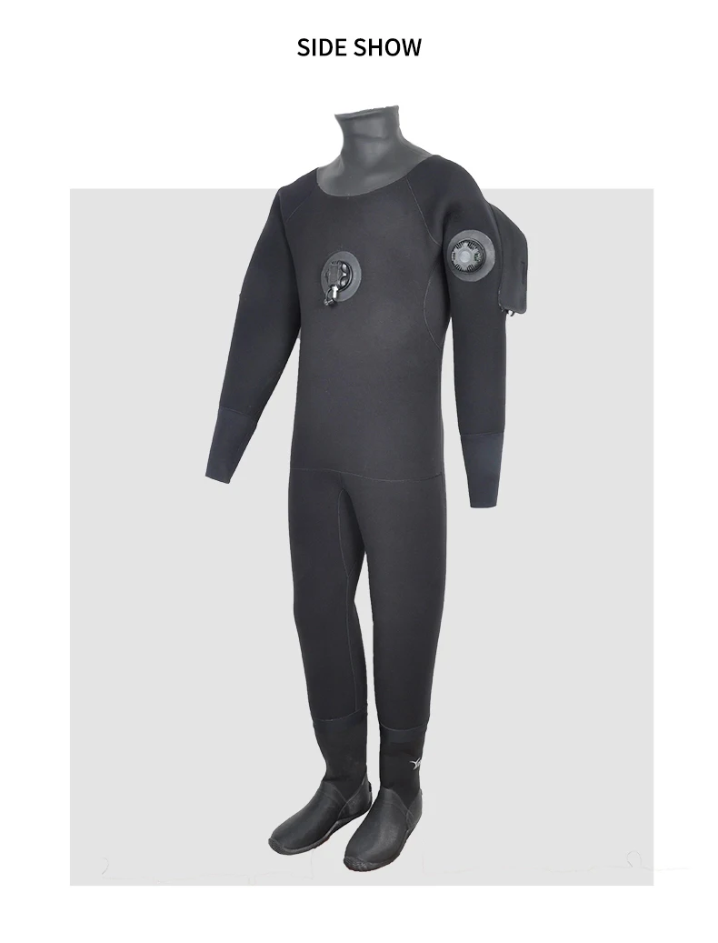 YONSUB 6MM Custom-Made Dry Suit for Men - Waterproof & Durable