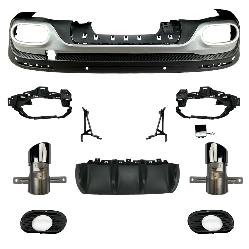 Rear Diffuser Lip Exhaust Tips for Mercedes Benz GLB Class