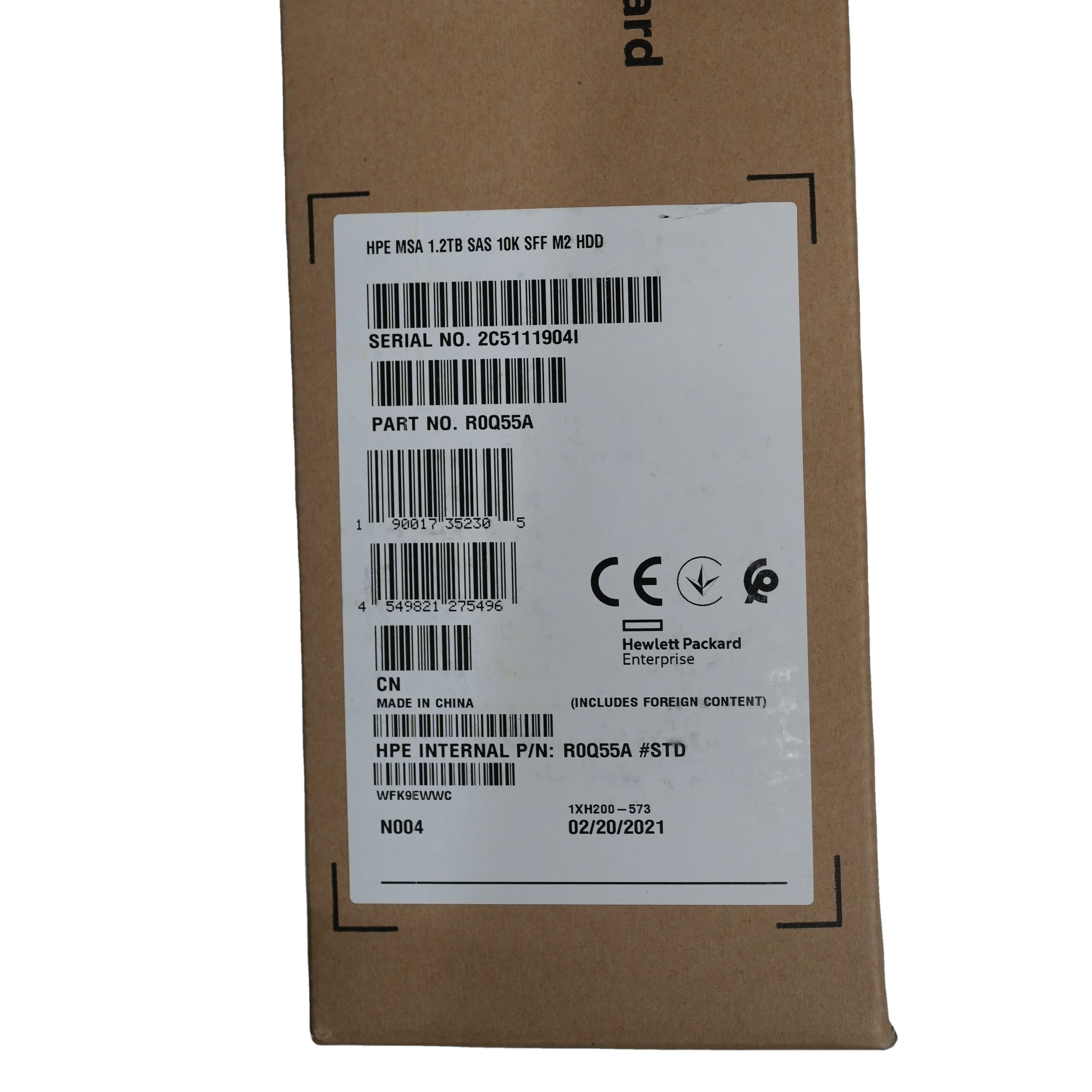 R0q55a hpe Msa 1.2tb Sas 10k Sff M2 Hdd P13245-001 - Buy P13245-001 ...