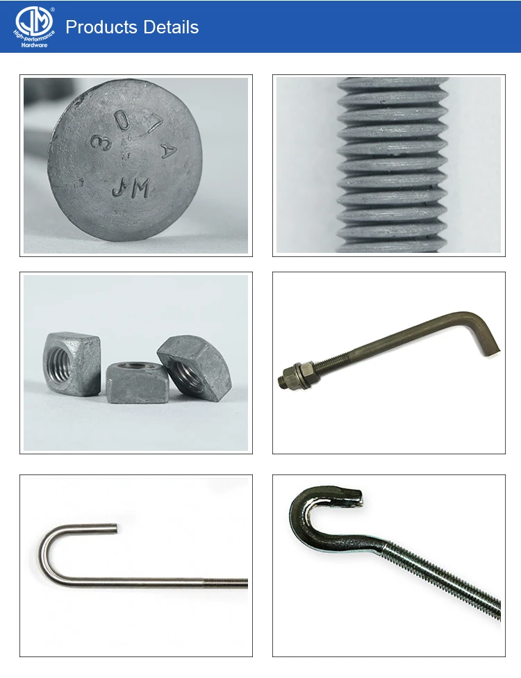 Baut Dan Mur Jangkar M25 M36 Galvanis - Buy Anchor Bolt M25,M36 Bolt ...