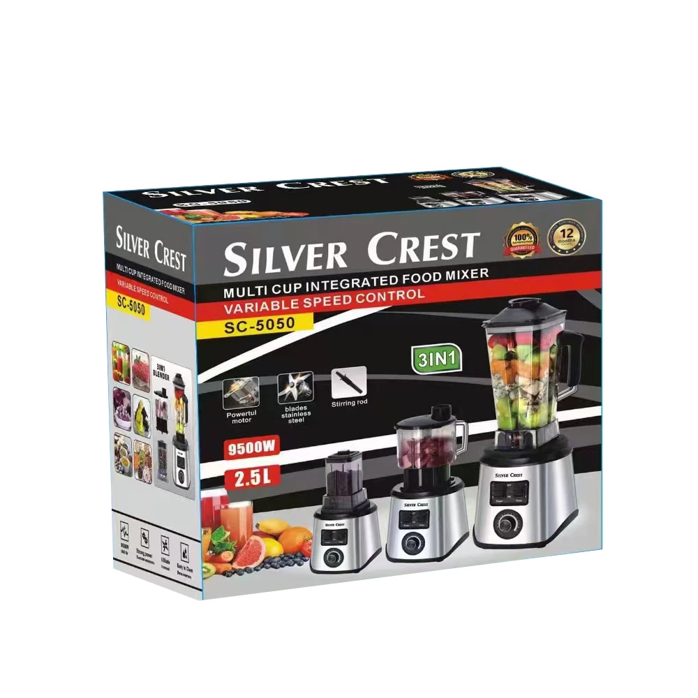 Silver Crest 9500w Electric Blender - Heavy Duty & Efficient