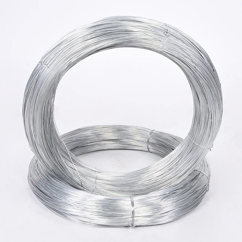 12 Gauge Galvanized Wire / 500kg Coil Hot Dipped Galvanized Steel Iron ...