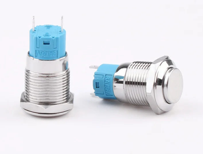 2pin 4pin 5pin 6 Pin Push Button Switch 8mm 10mm 12mm 19mm 22mm 25mm ...