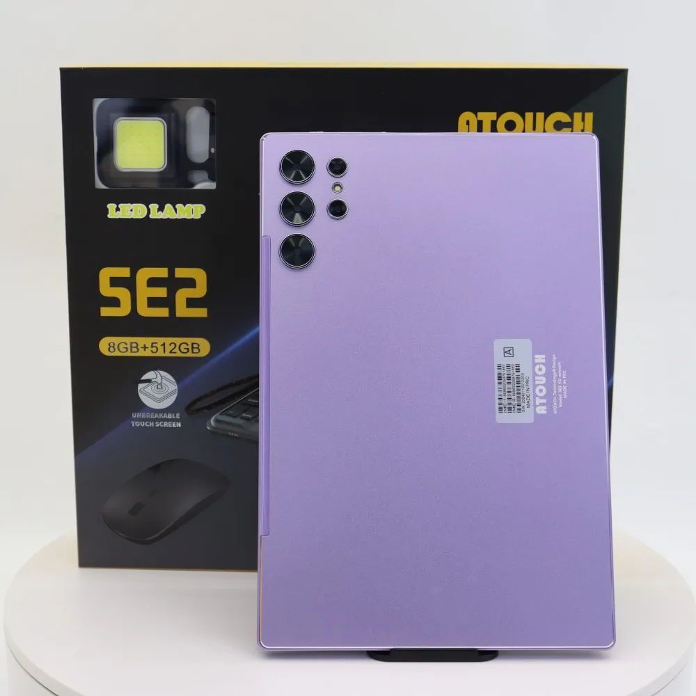 ATOUCH SE2 Tablet - 10.1 Inch Android with 8GB RAM & 512GB Storage