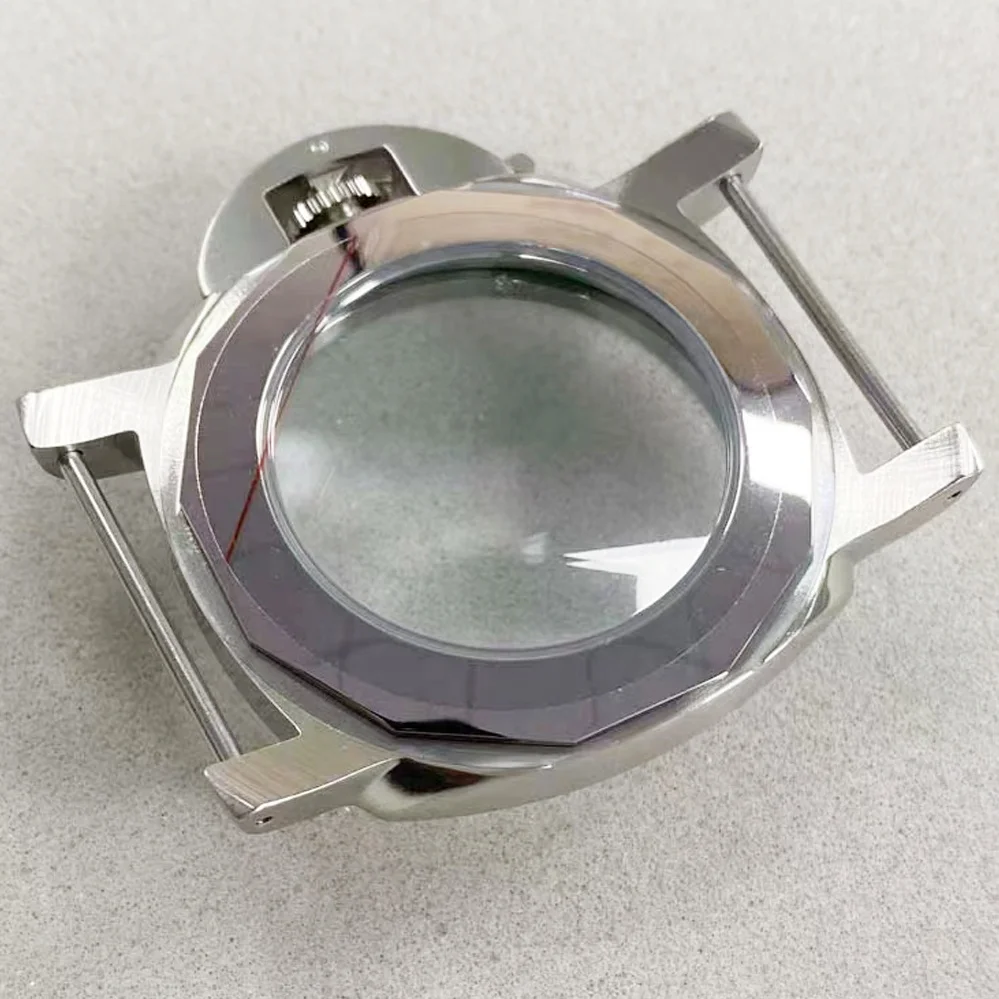 44MM Stainless Steel Watch Case for Mechanical Movement - OEM