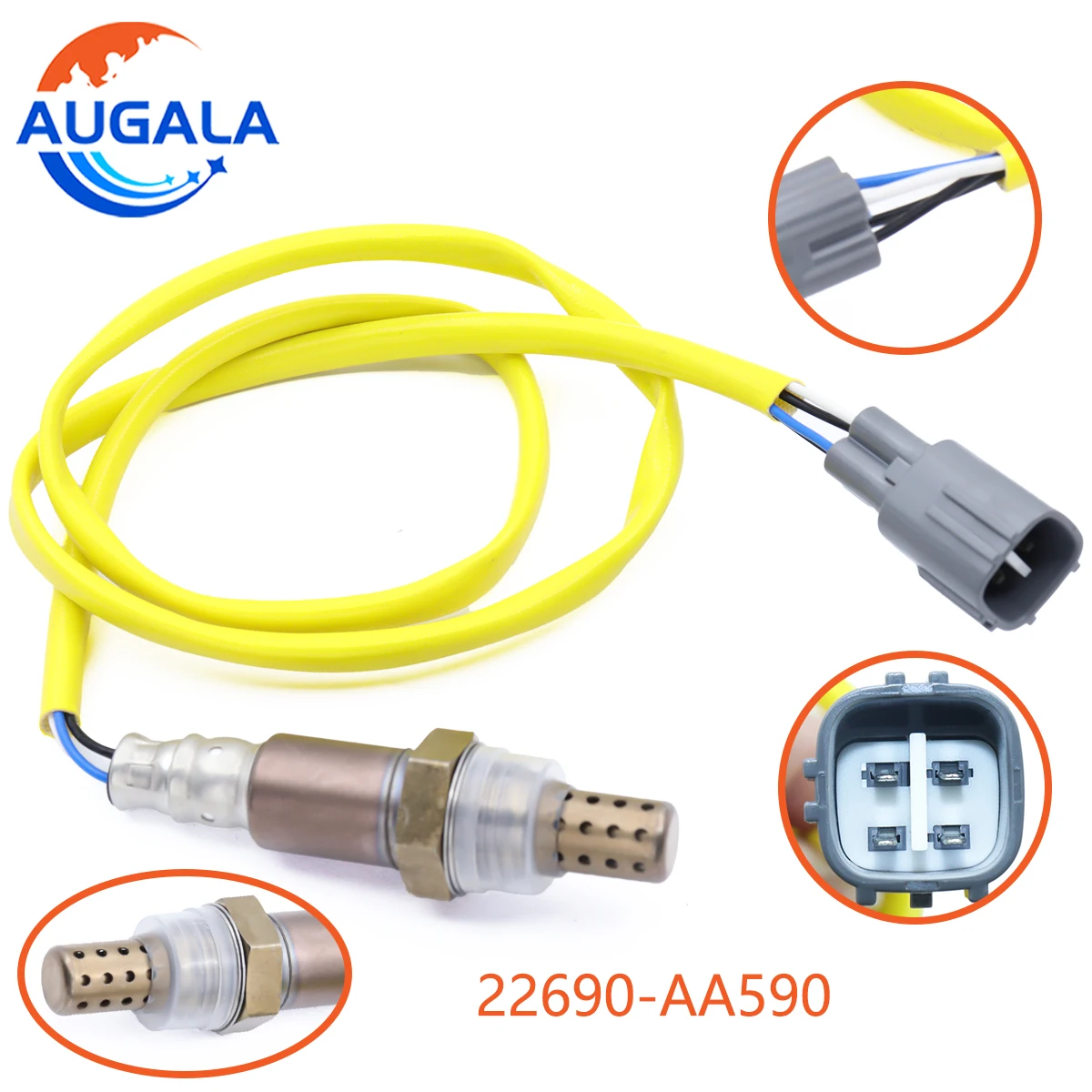 Augala O2 Sensor Oxygen Sensor 22690-aa590 For Subaru Wrx 03-07 Sti 04-07 Forester Xt M/t 04-08 ...