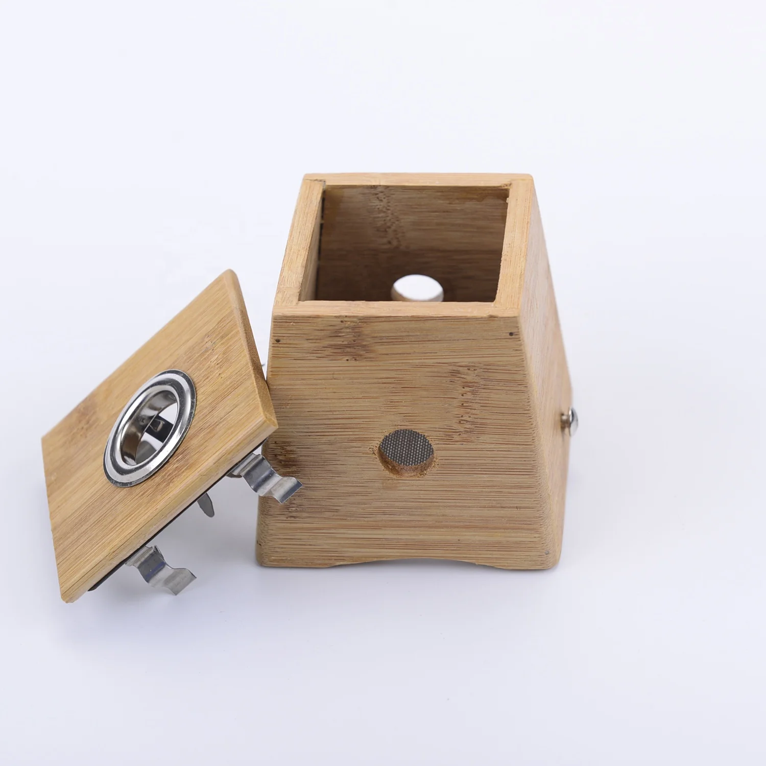 Single Hole Bamboo Moxa Moxibustion Box For Health Care - Buy Moxa Box ...