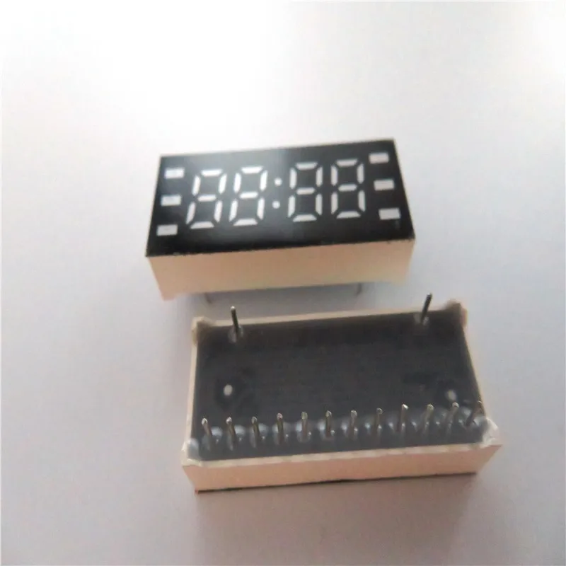 Large Dual Color 7-Segment Digital LED Display Module White LED Digital ...