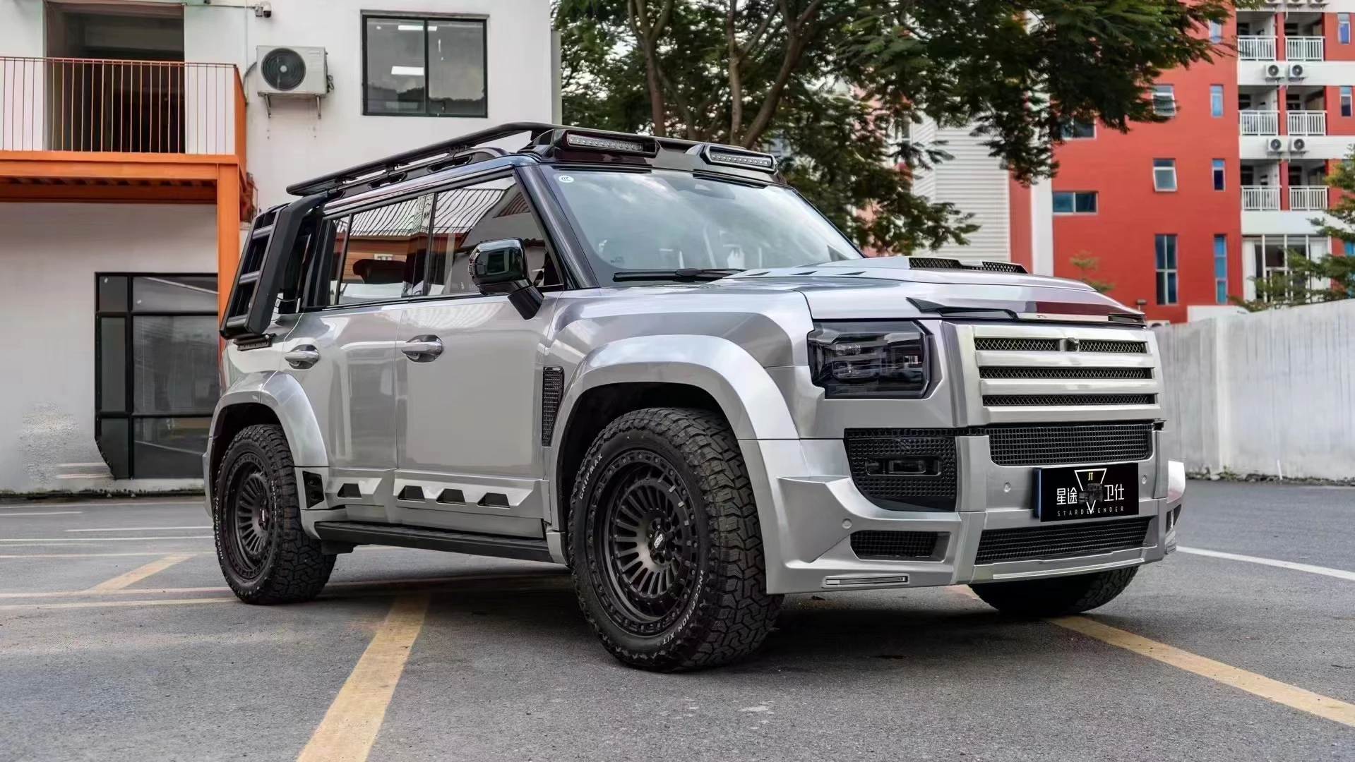 Wide Body Kit for Jetour T2 Upgrade to Star Defender Front&Rear Bumper ...