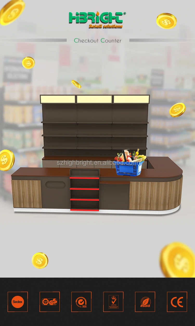 Grocery Store Retail Cash Counters for Sale - Efficient Designs