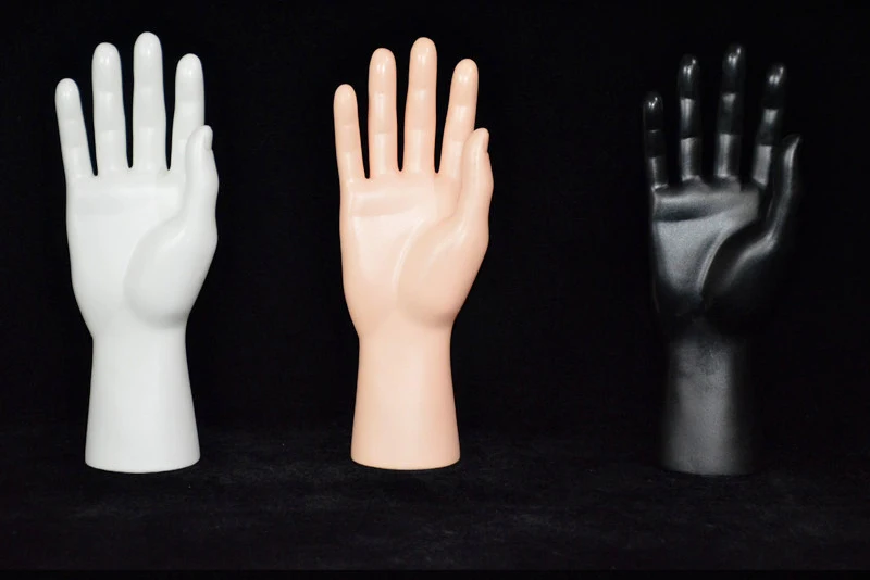 Lifelike Male Mannequin Hands Plastic Mannequin Hand For Wrist Watch ...