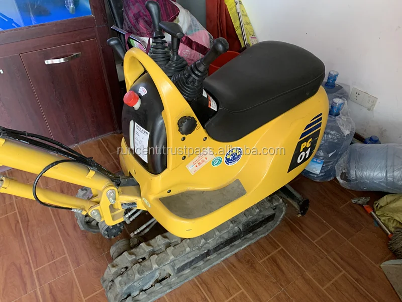 Komatsu PC01 - Smallest Excavator from Japan with High Load Moment
