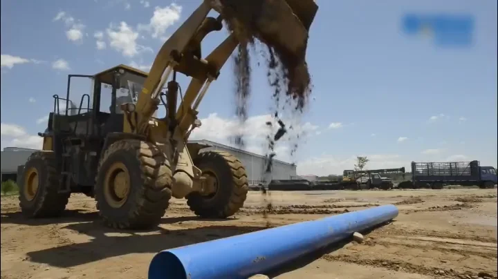 High Pressure Flexible Blue Pvc Tube Large Diameter Drain Pipe For ...