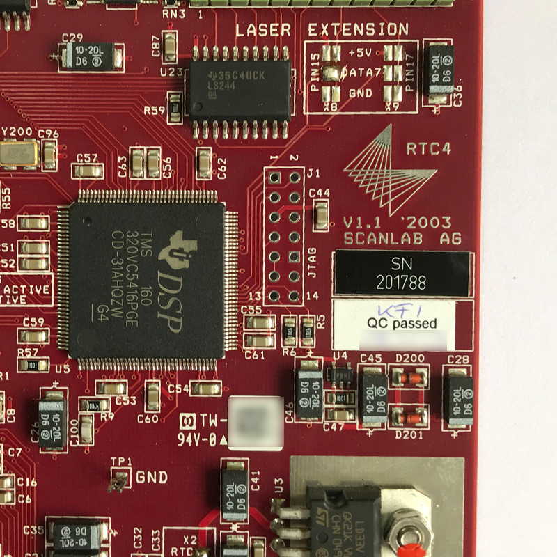 Fanuc Pcb Circuit Board Scanlab Ag Rtc-3 V1.2 V1.3 Pci Card Control Card Rtc-4 - Buy Rtc-3 V1.2 ...