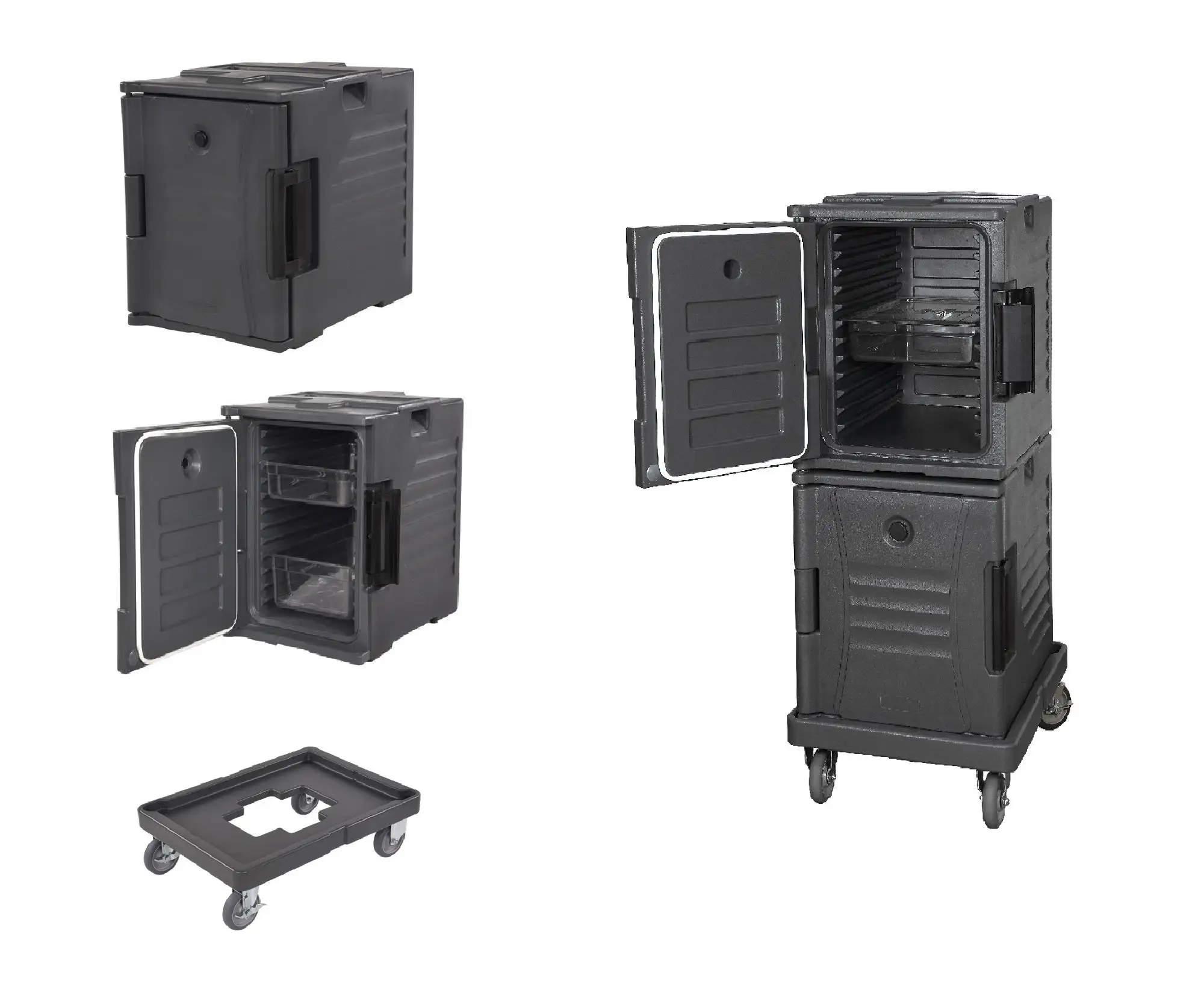 Commercial Non Electric Food Transport Carts - Ultra Pan Carrier with ...