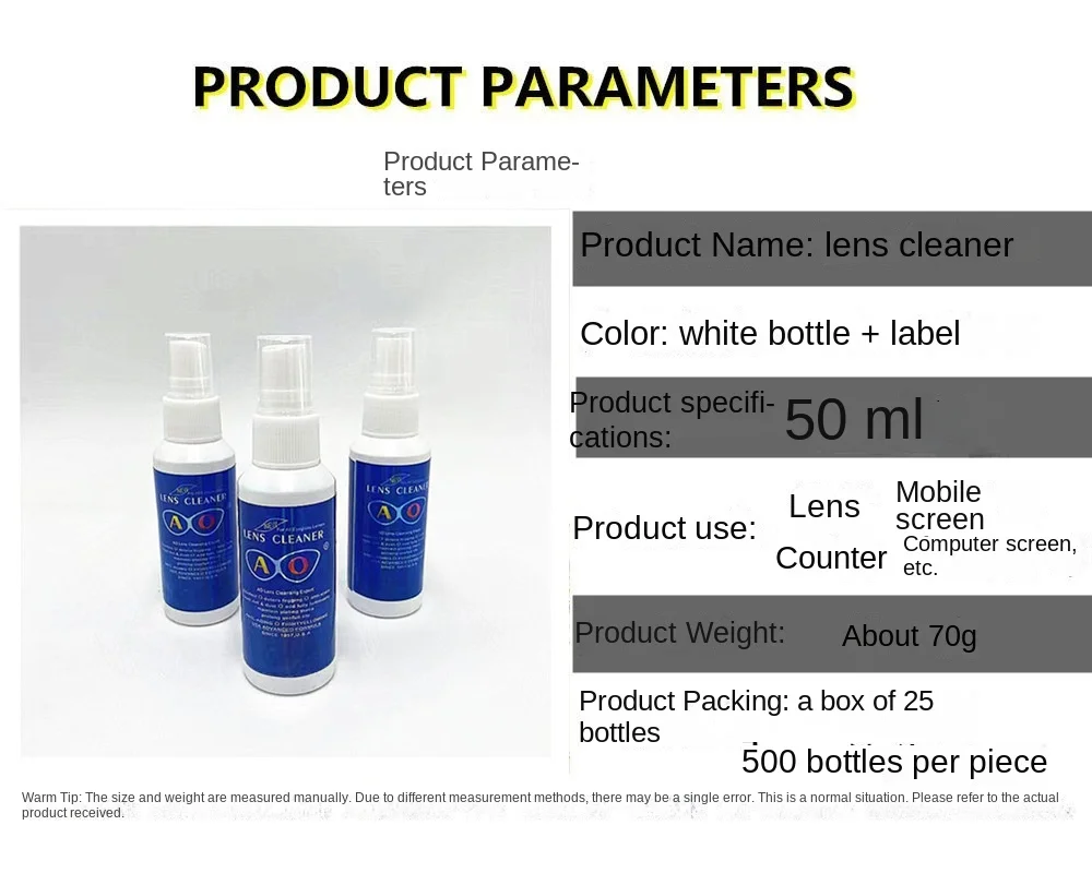 Wholesale Glasses Lens Cleaner 50ml / 60ml Customized logo Glasses Lens ...
