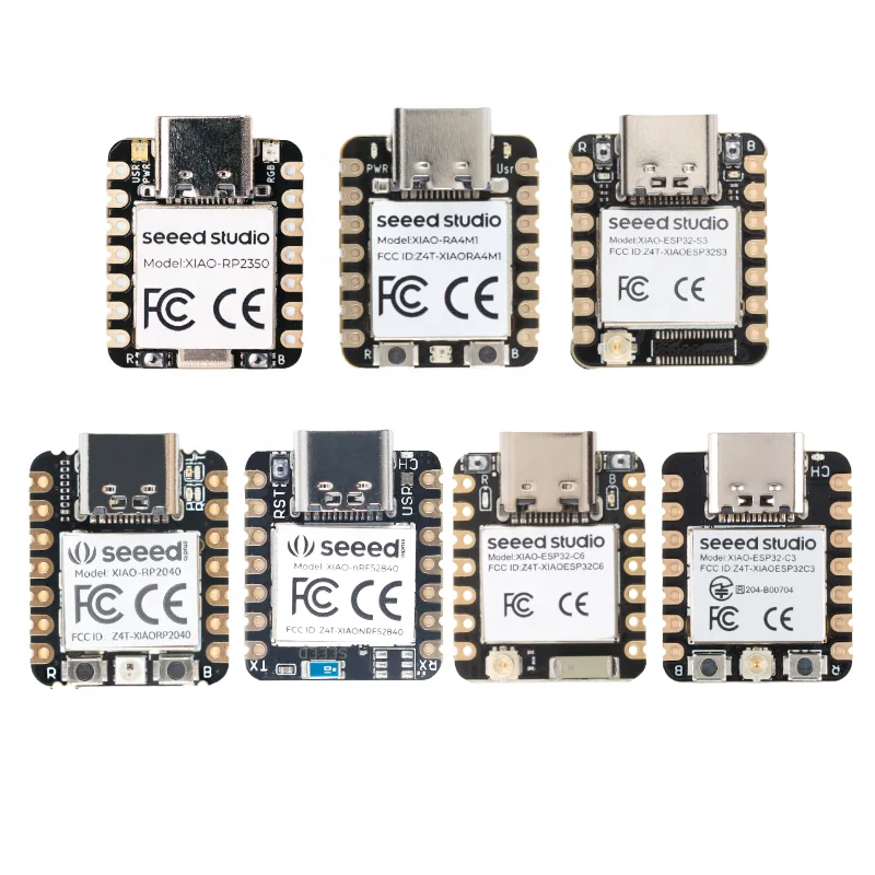 Seeed Studio XIAO ESP32C6 ESP32S3 ESP32S3 Sense RP2350 RA4M1 ESP32C3 RP2040 NRF52840 Placa DE ...