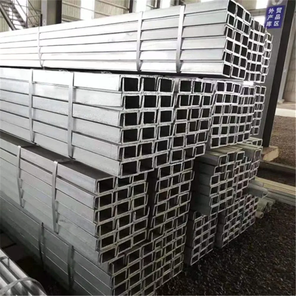 Galvanized Steel Mill Gi Channel Ss400 Channel Steel 75*40 Channel Beam ...