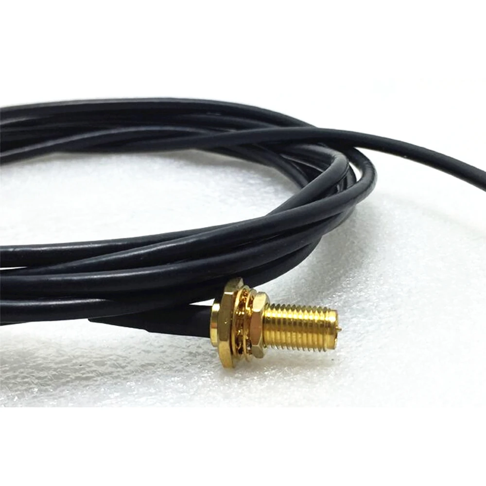 RP SMA Pigtail RP SMA Male to Female Bulkhead Crimp Connector RG174 ...