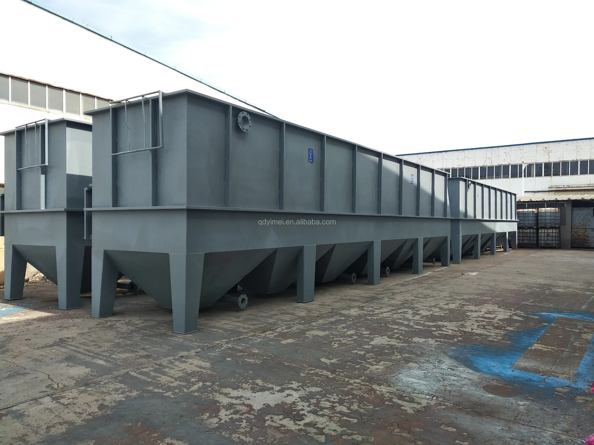 Package Coagulation Flocculation Sedimentation Tank Inclined Plate ...