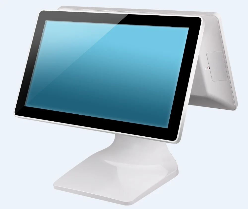 Windows Linux Dual Screen Pos System 15 6 Inch Touch Screen Terminal Zq