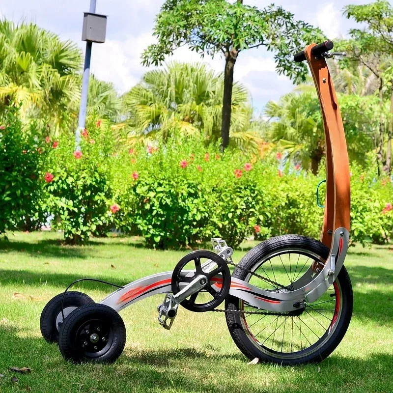 20 Inch Uniquely Designed Standing Bike - Creative Three-Wheeled Half ...
