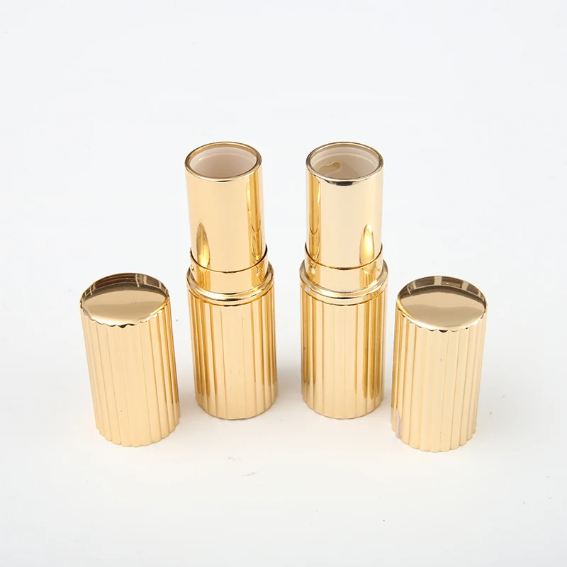 Rts Round Luxury Mini Rose Gold Unique Aluminum Empty Lipstick Tube ...