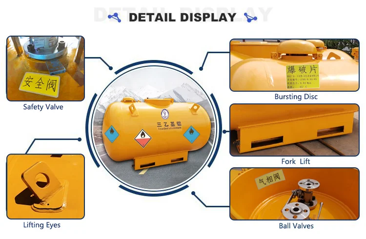 Portable Tank Loading Triethyl Aluminium(teal) Catalyst Grade - Buy ...