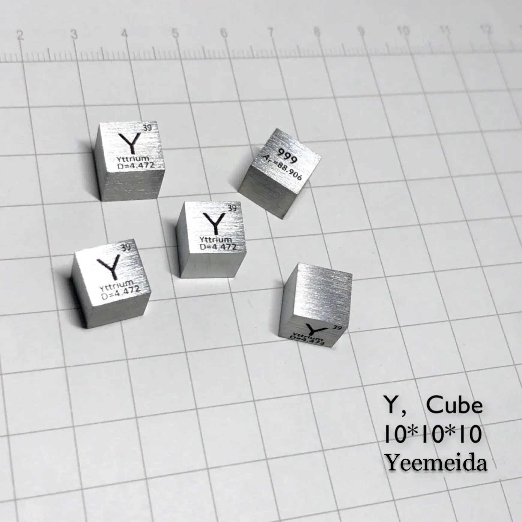 Rare Earth Metal Element Cubes - Perfect for Collections